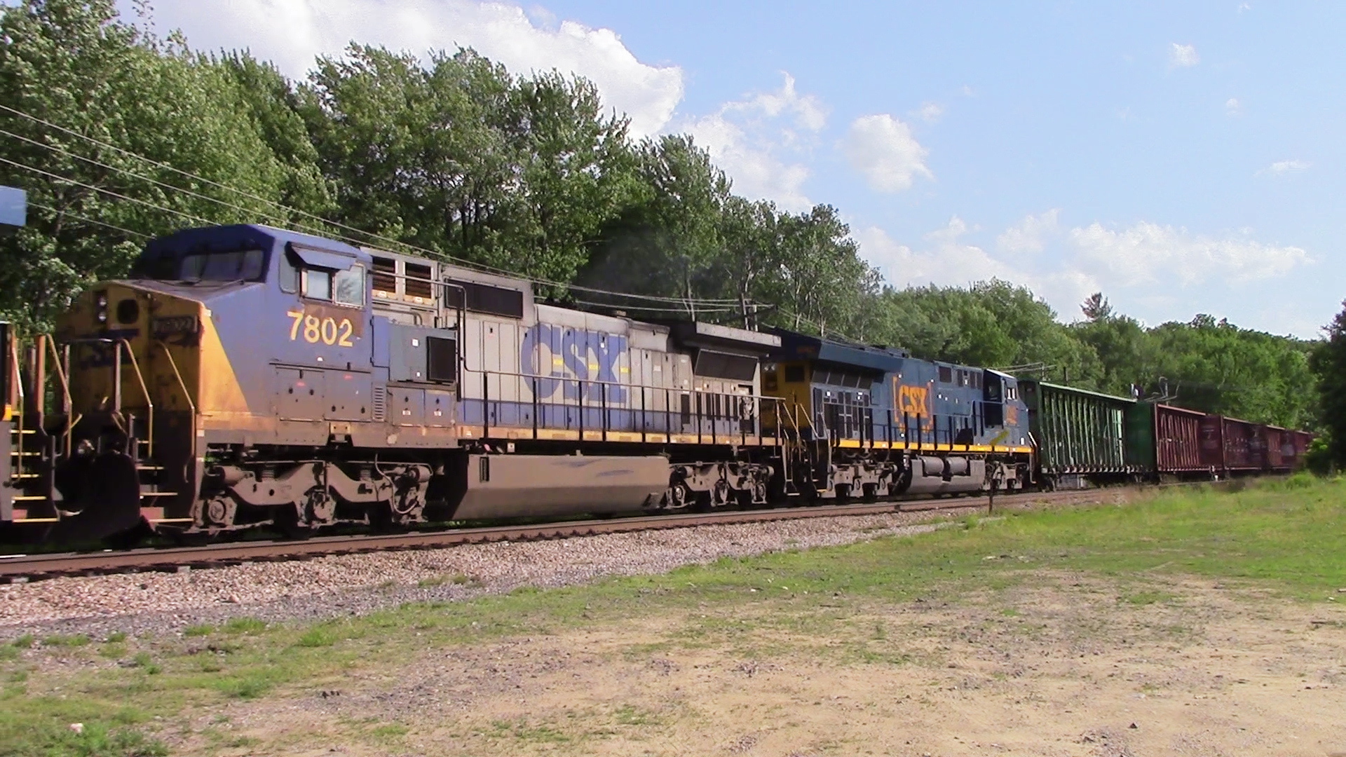 CSX #7802: The GreatRails North American Railroad Photo Archive