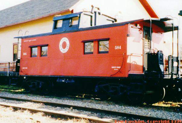 Lehigh New England's 584 at Tilton, NH.: The GreatRails North American Railroad Photo Archive