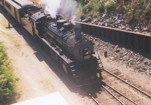 NYS&W 142 at Transpo 98 at Green Mountain RR: The GreatRails North American Railroad Photo Archive