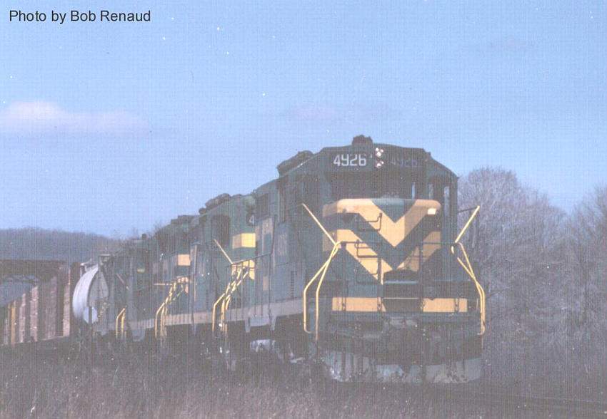Central Vermont GP9 #4926: The GreatRails North American Railroad Photo Archive