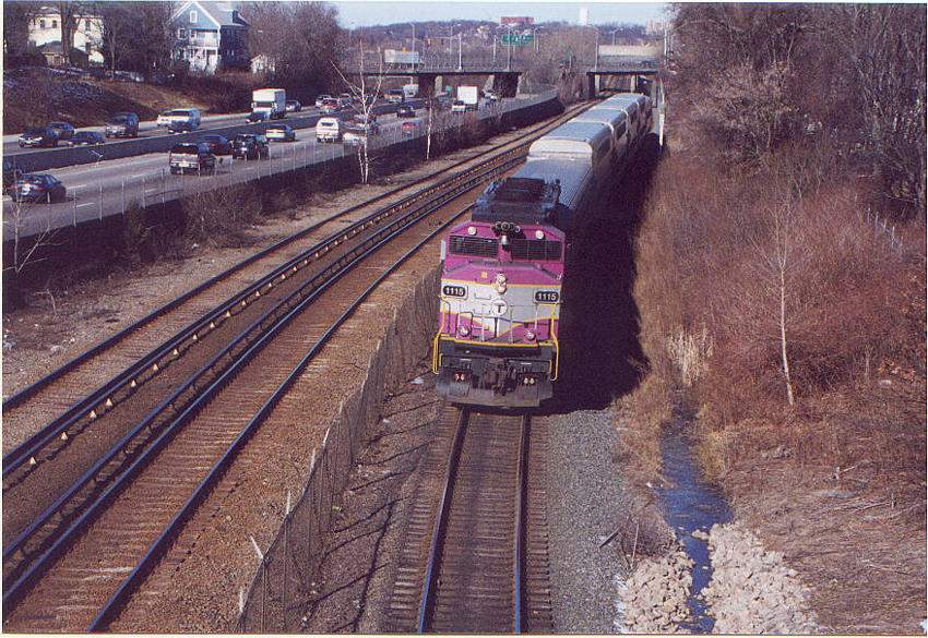 MBTA 1115: The GreatRails North American Railroad Photo Archive