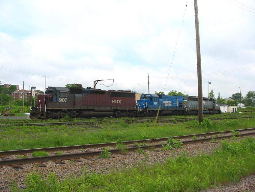 SD 45's HATX # 907 and 912 with GP 15 LLPX 1506: The GreatRails North American Railroad Photo ...