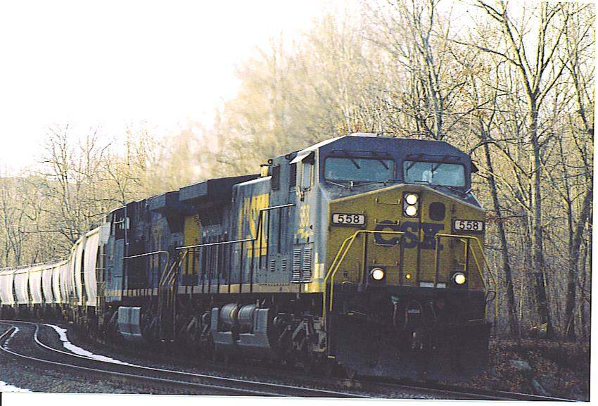 Q426 rounds the S curve in Chatham at Dusk: The GreatRails North American Railroad Photo Archive