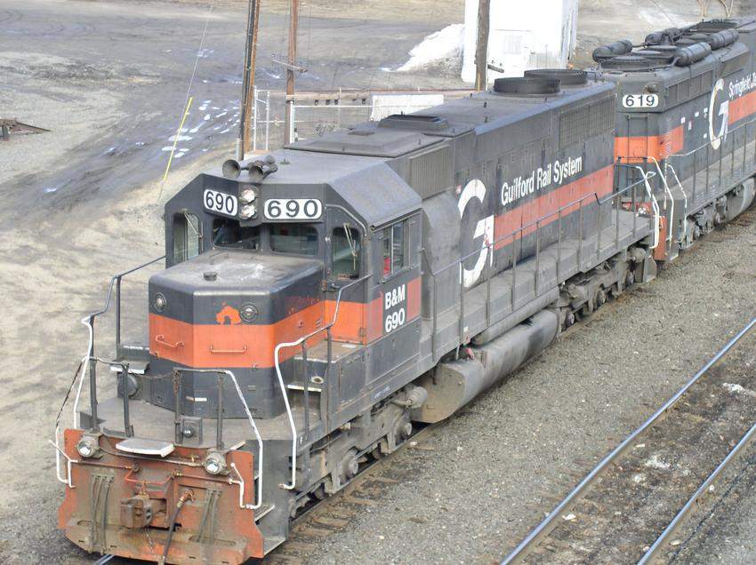 B&M SD39 690: The GreatRails North American Railroad Photo Archive