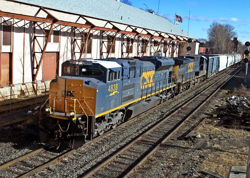 CSX SD70ACe leads POMO: The GreatRails North American Railroad Photo Archive