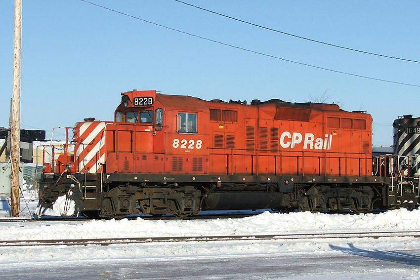 CP 8228 (GP9): The GreatRails North American Railroad Photo Archive