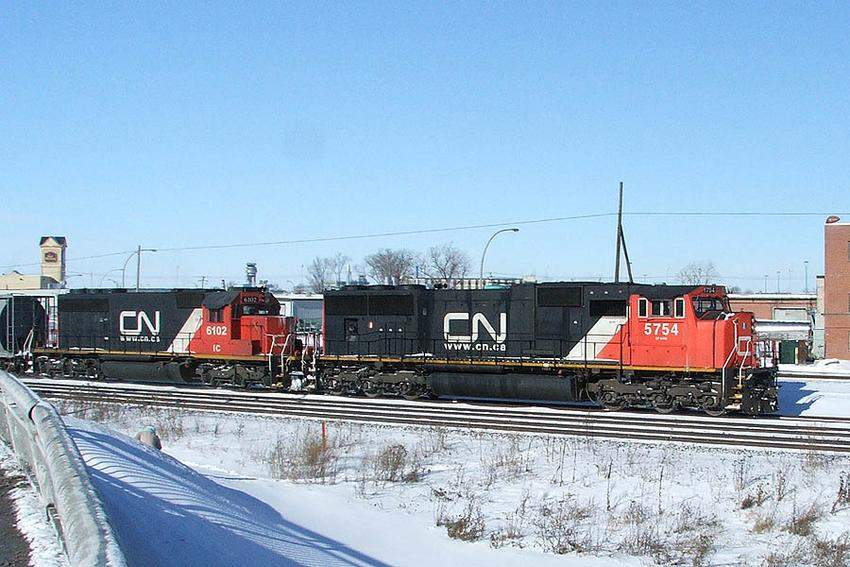 CN 5754 (SD75i): The GreatRails North American Railroad Photo Archive