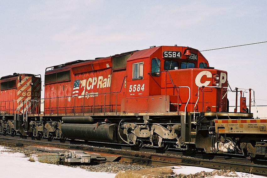 CP 5584 (SD40-2): The GreatRails North American Railroad Photo Archive