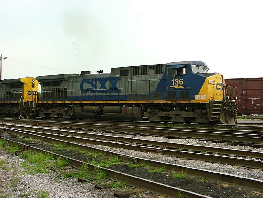 CSX #136 With New Lettering?: The GreatRails North American Railroad Photo Archive