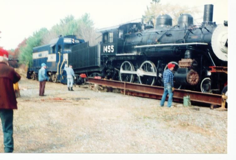 1455 hauled back to live rail: The GreatRails North American Railroad Photo Archive