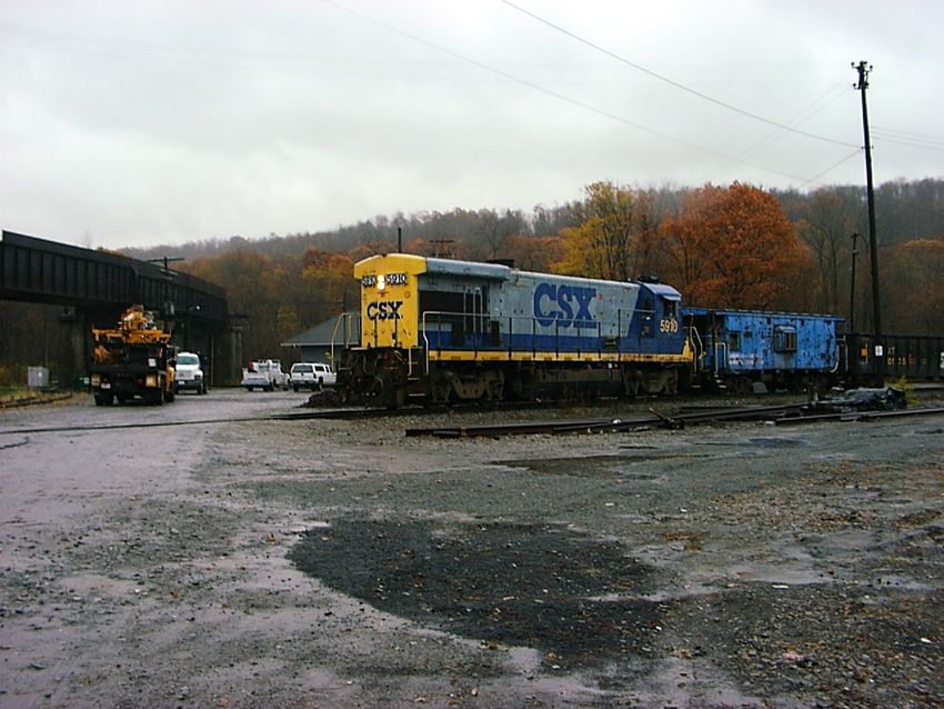 CSX 5910 on the S&C Sub at Rockwood, PA: The GreatRails North American Railroad Photo Archive