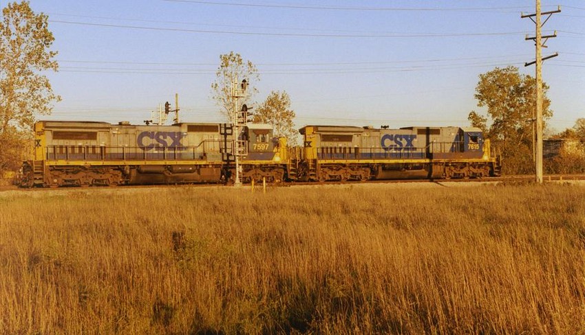 CSX 7615 & 7597: The GreatRails North American Railroad Photo Archive