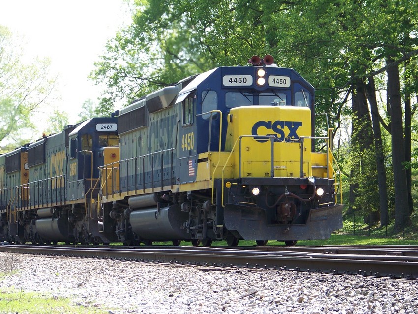 CSX # 4450 ( Ex- Conrail GP38-2 ): The GreatRails North American Railroad Photo Archive