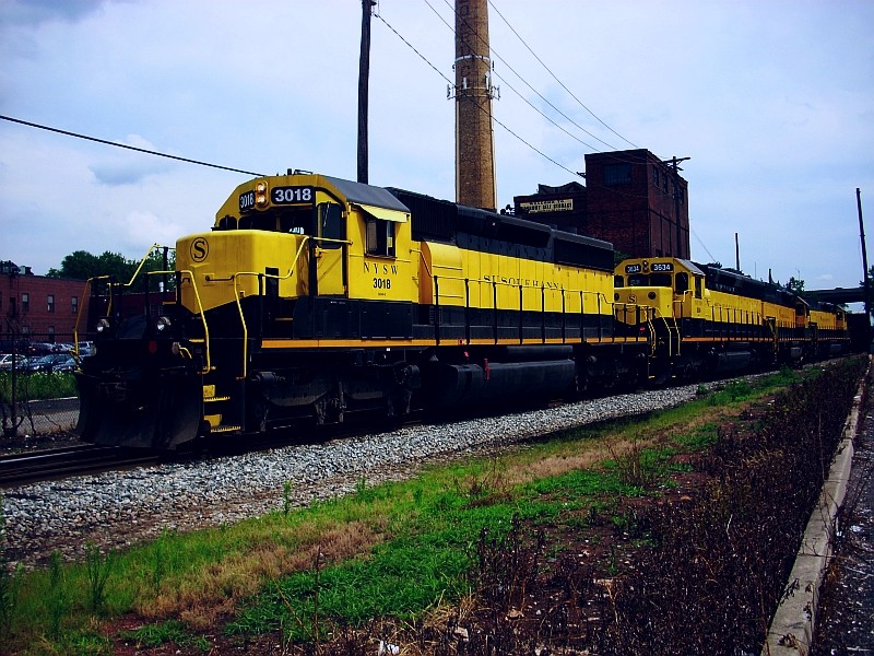 NYSW SD40-2 3018: The GreatRails North American Railroad Photo Archive
