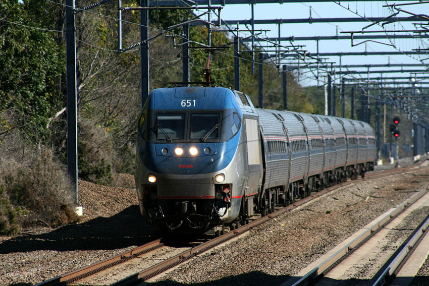 AMTK 651 Kingston RI 2: The GreatRails North American Railroad Photo Archive