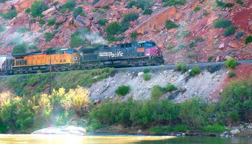 SP (UP #6289) & UP #6357 on D&RGW: The GreatRails North American Railroad Photo Archive