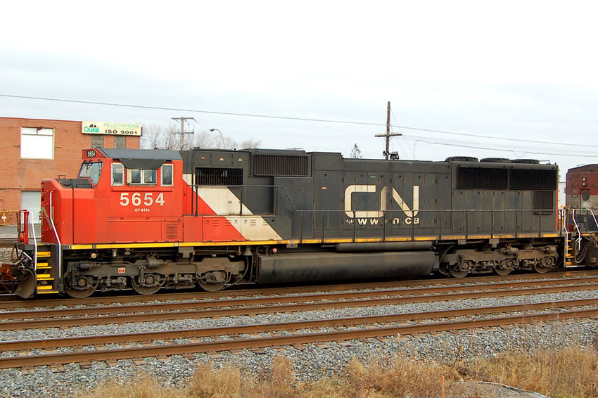 CN 5654 (SD75i): The GreatRails North American Railroad Photo Archive