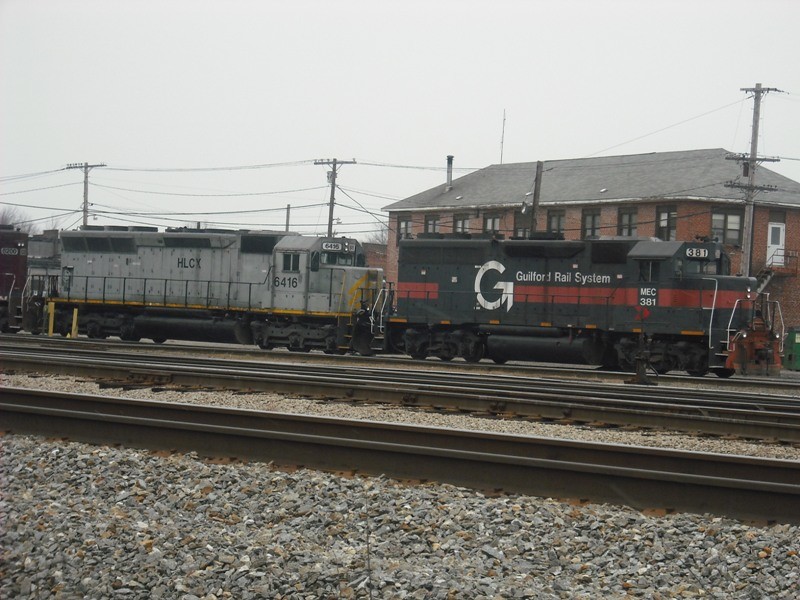 HLCX#6416 SD45 shell: The GreatRails North American Railroad Photo Archive