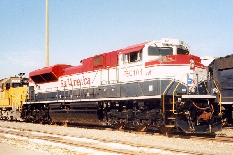 FEC SD70 M-2, #104: The GreatRails North American Railroad Photo Archive