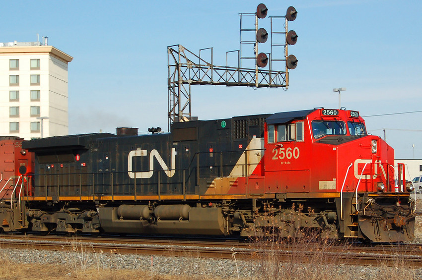 CN 2560 (DASH 9-44CW): The GreatRails North American Railroad Photo Archive
