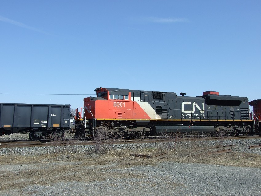 CN 8001 SD70M-2: The GreatRails North American Railroad Photo Archive