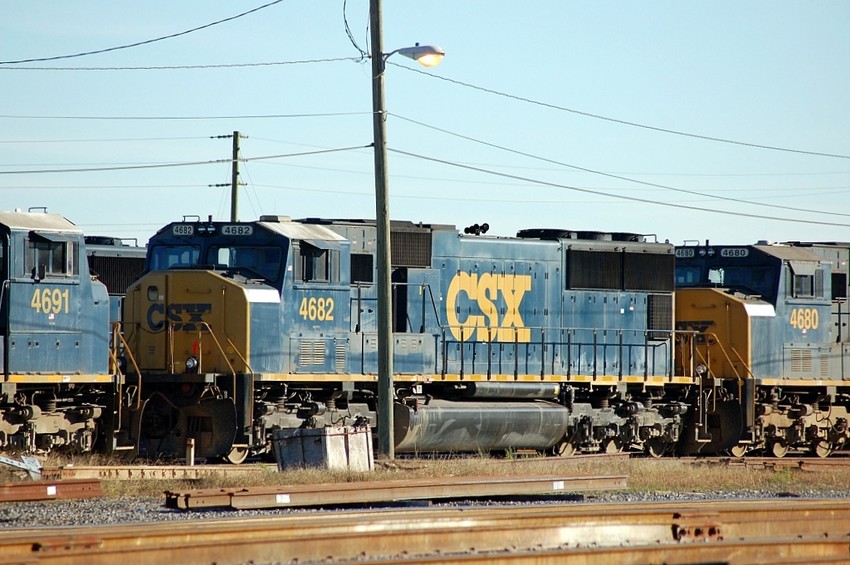 CSX EMD SD70M No. 4682: The GreatRails North American Railroad Photo Archive