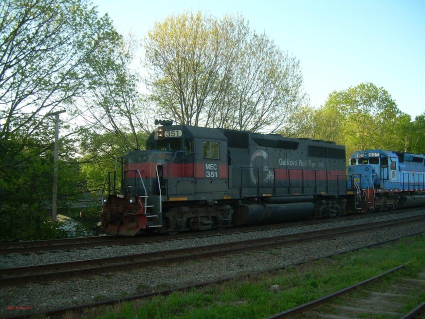 MEC GP-40#351 ON SEWA: The GreatRails North American Railroad Photo Archive