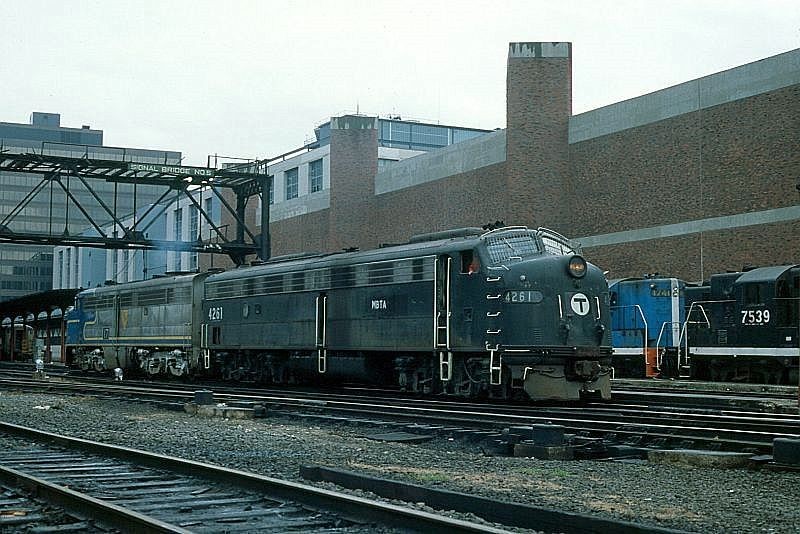 MBTA EMD E8A No. 4261: The GreatRails North American Railroad Photo Archive