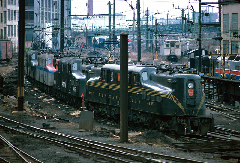 PRR GG1, Sunnyside Yard: The GreatRails North American Railroad Photo Archive