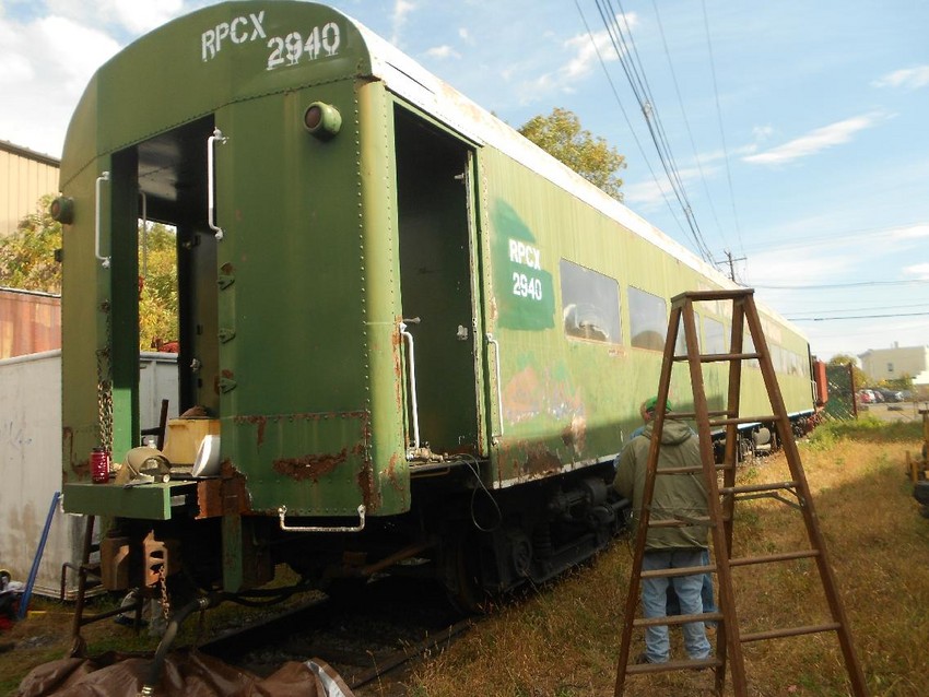 Painting Begins on CMRR 2940: The GreatRails North American Railroad Photo Archive