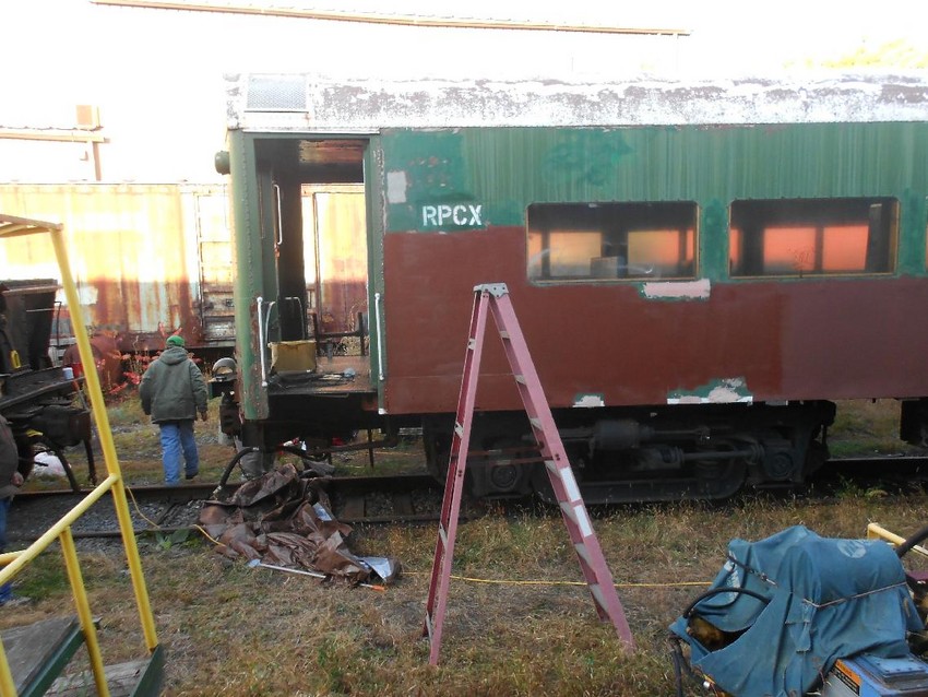 Painting Begins on CMRR 2940: The GreatRails North American Railroad Photo Archive