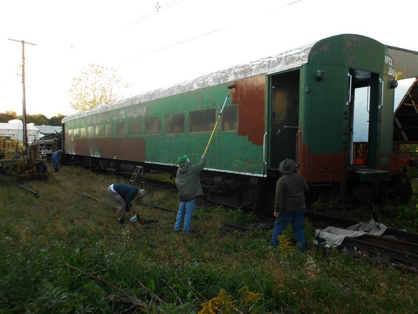 Painting Begins on CMRR 2940: The GreatRails North American Railroad Photo Archive