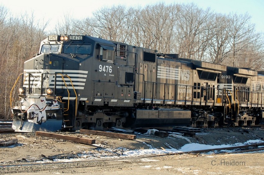 NS 9476 in Gardner Mass: The GreatRails North American Railroad Photo Archive