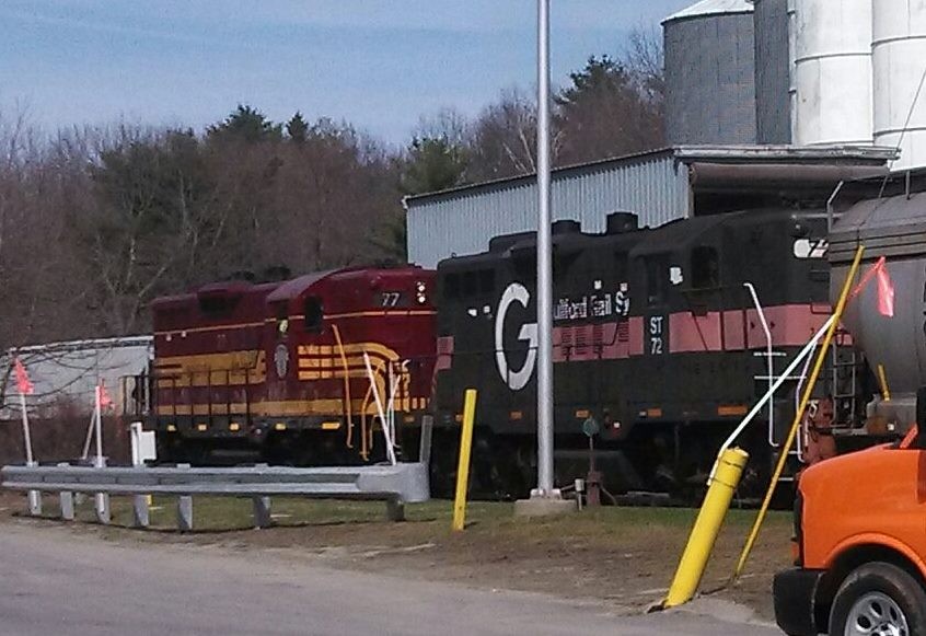 B&M in Augusta: The GreatRails North American Railroad Photo Archive