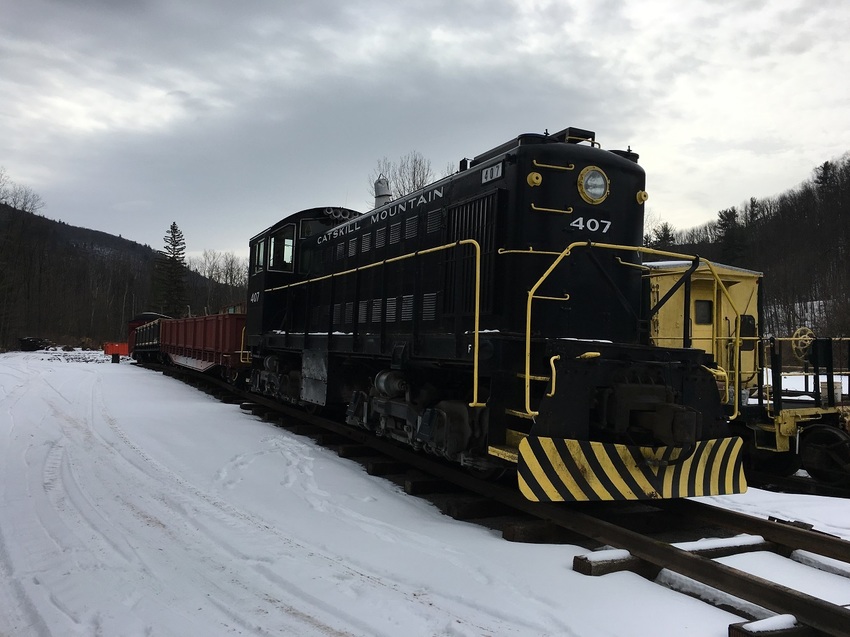 CMRR 407 in Phoenicia, New York: The GreatRails North American Railroad Photo Archive