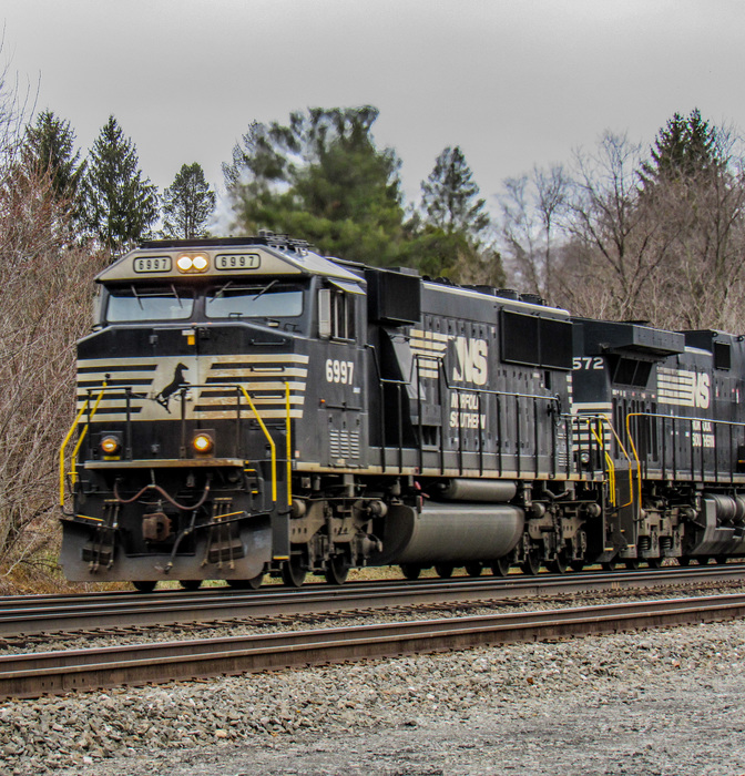 NS SD60E at Mifflin: The GreatRails North American Railroad Photo Archive