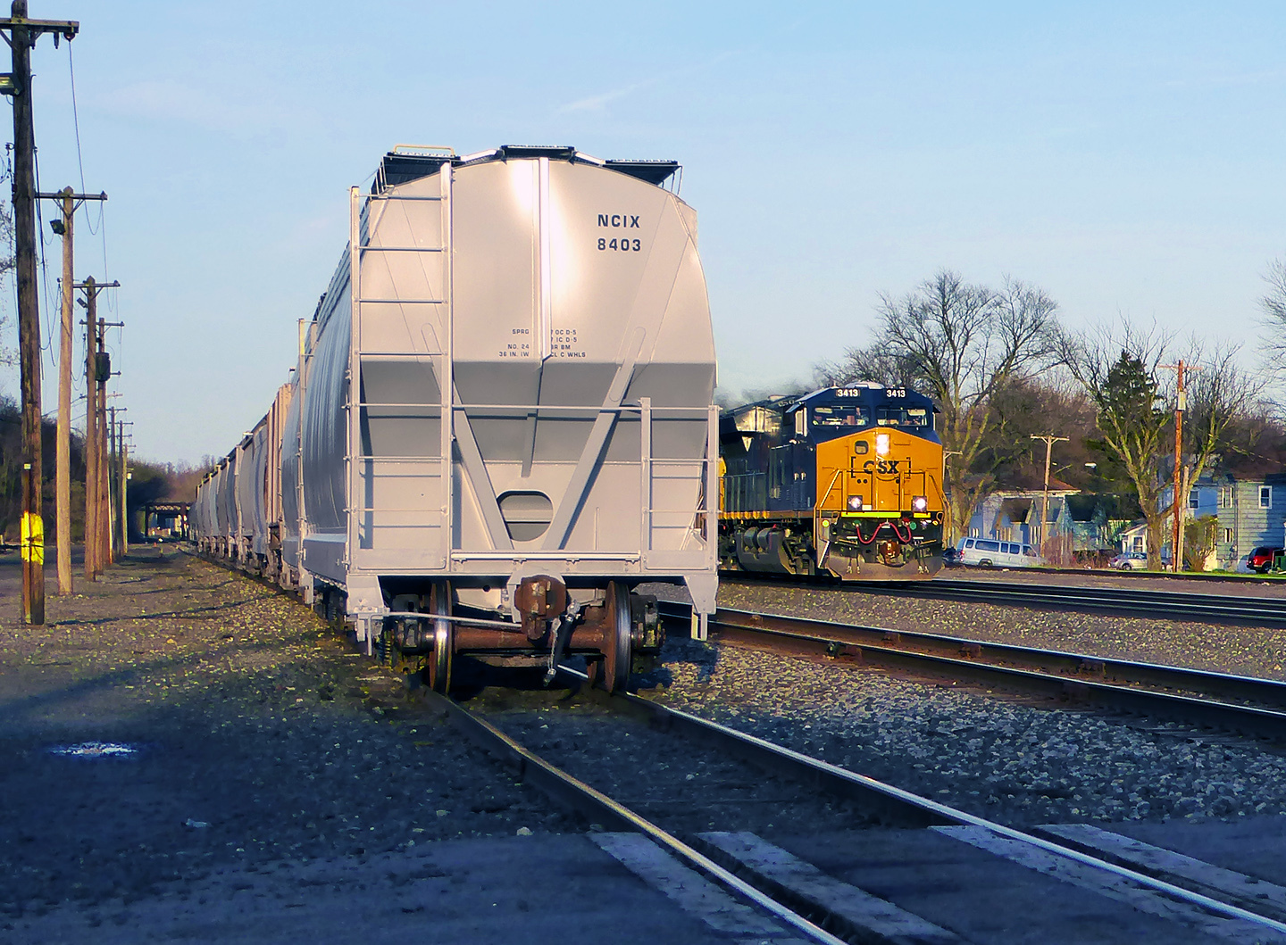 CSX 3413 at Lyons, New York: The GreatRails North American Railroad ...