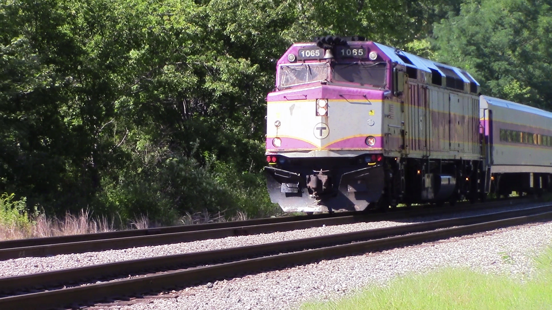 MBTA Geo train: The GreatRails North American Railroad Photo Archive