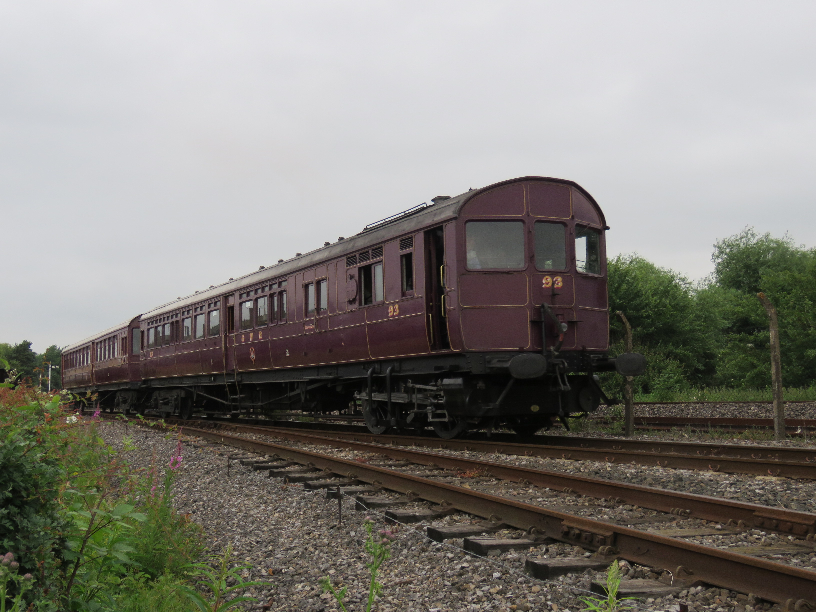 Steam Railmotor 93 in action at Didcot.: The GreatRails North American ...