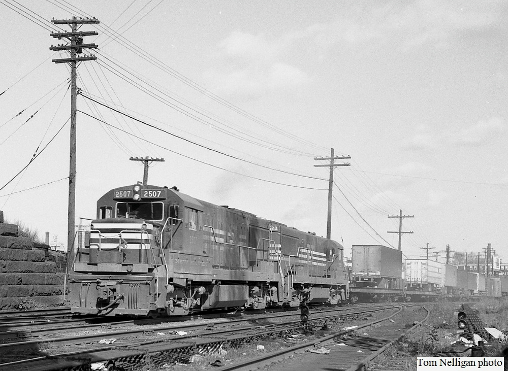 A/OB-2 leaves town: The GreatRails North American Railroad Photo Archive