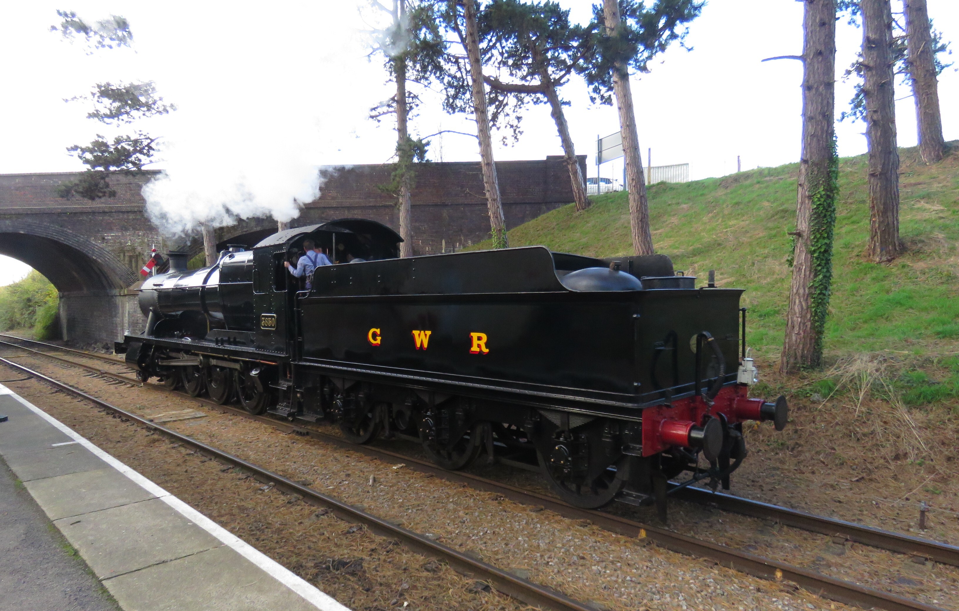 3850 at Cheltenham racecourse station: The GreatRails North American ...