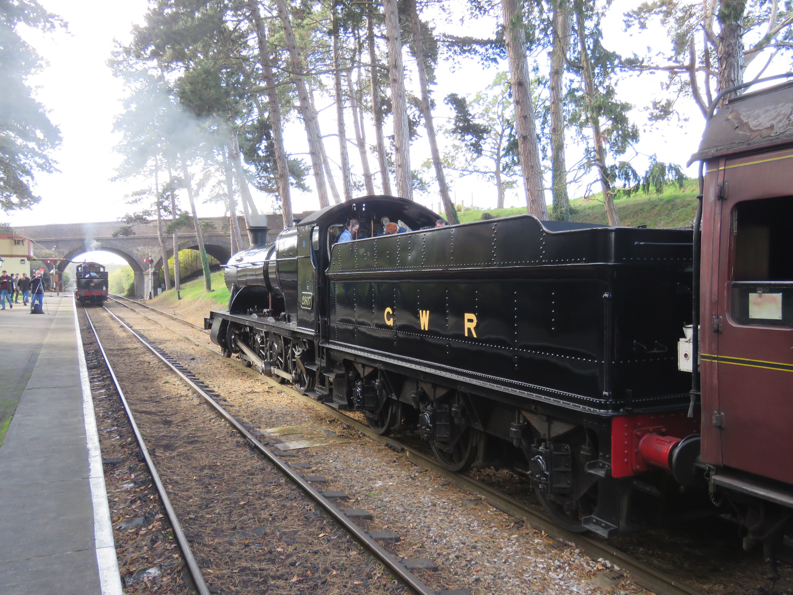 A scene at Cheltenham Racecourse station: The GreatRails North American ...
