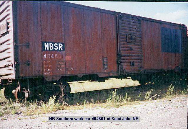 NBS work car: The GreatRails North American Railroad Photo Archive
