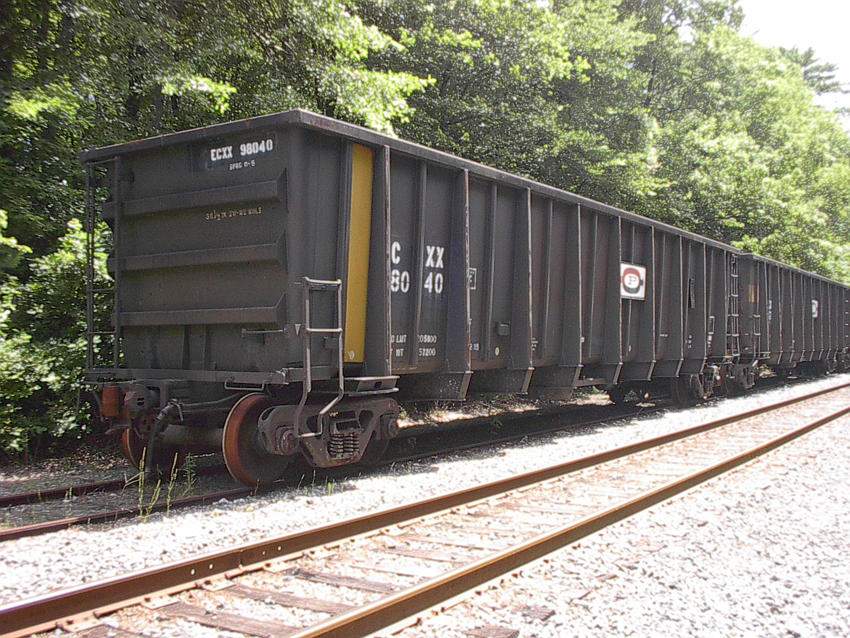 Trash Gondola south of SEMASS: The GreatRails North American Railroad ...