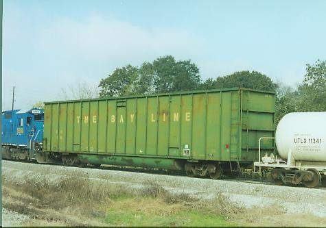 Bay Line wood chip hopper on CSX at Bainbridge, GA: The GreatRails ...