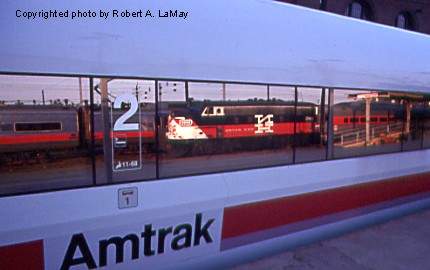 SLE reflection in ICE Train window.: The GreatRails North American ...