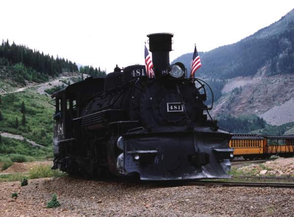 #481 heading for the "Y" in Silverton: The GreatRails North American ...