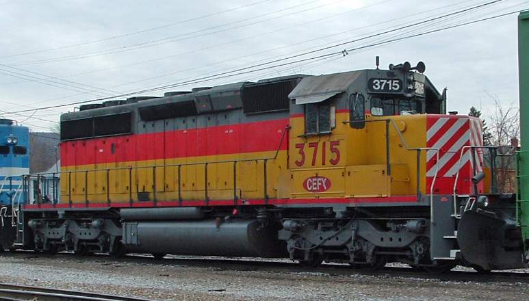 CEFX 3715 in Service on the New England Central Railroad: The ...