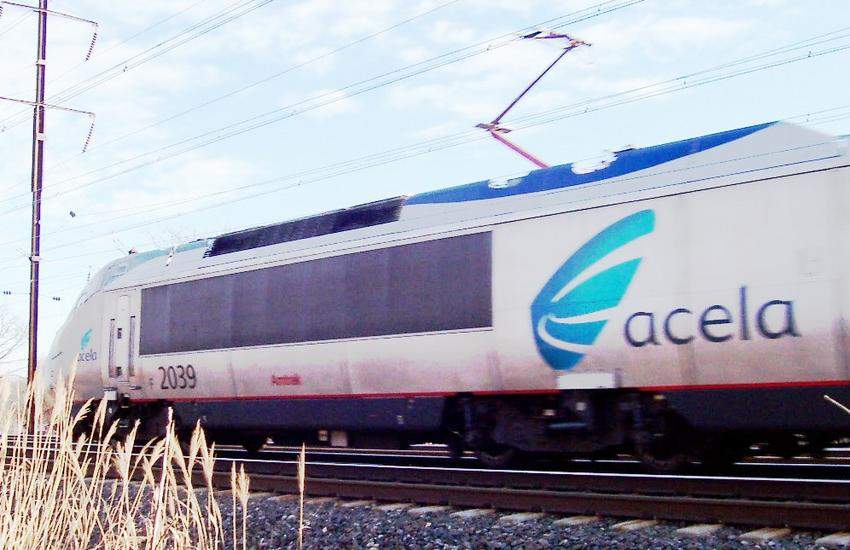 Acela Express southbound in Edison: The GreatRails North American ...