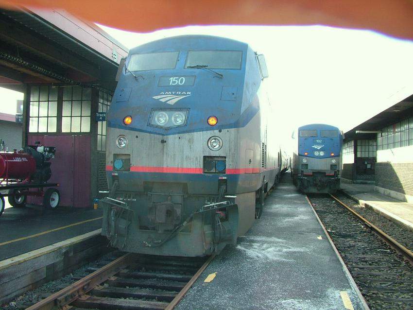 Amtrak P42DC 150 & 192 at Springfield: The GreatRails North American ...